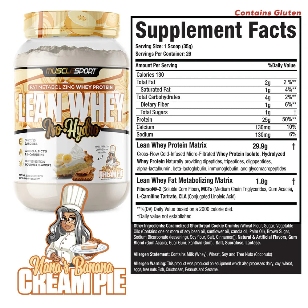 Lean Whey 2lb // Banana Cream Pie – Jersey shore supplements