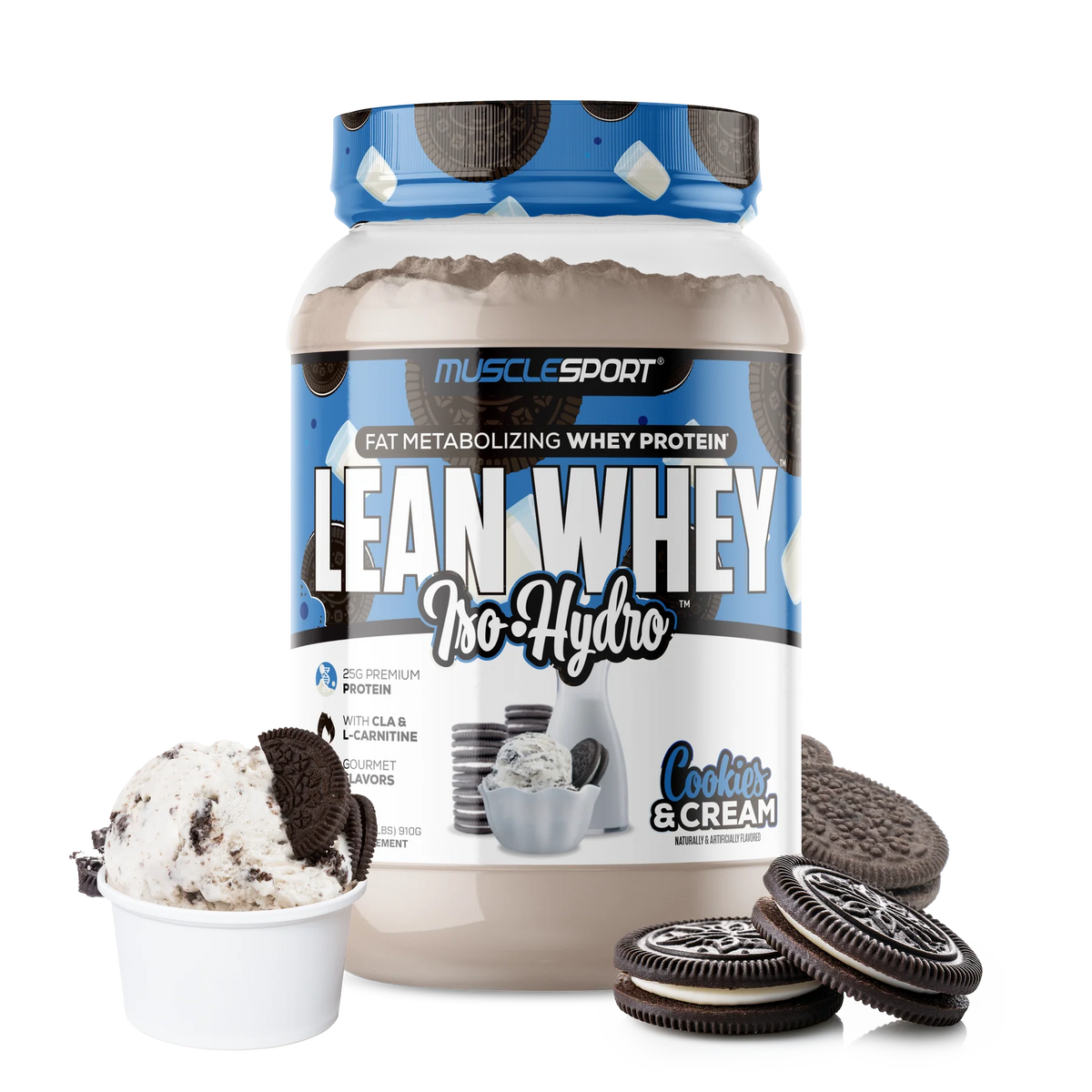 Lean Whey 2lb // Cookies & Cream – Jersey shore supplements