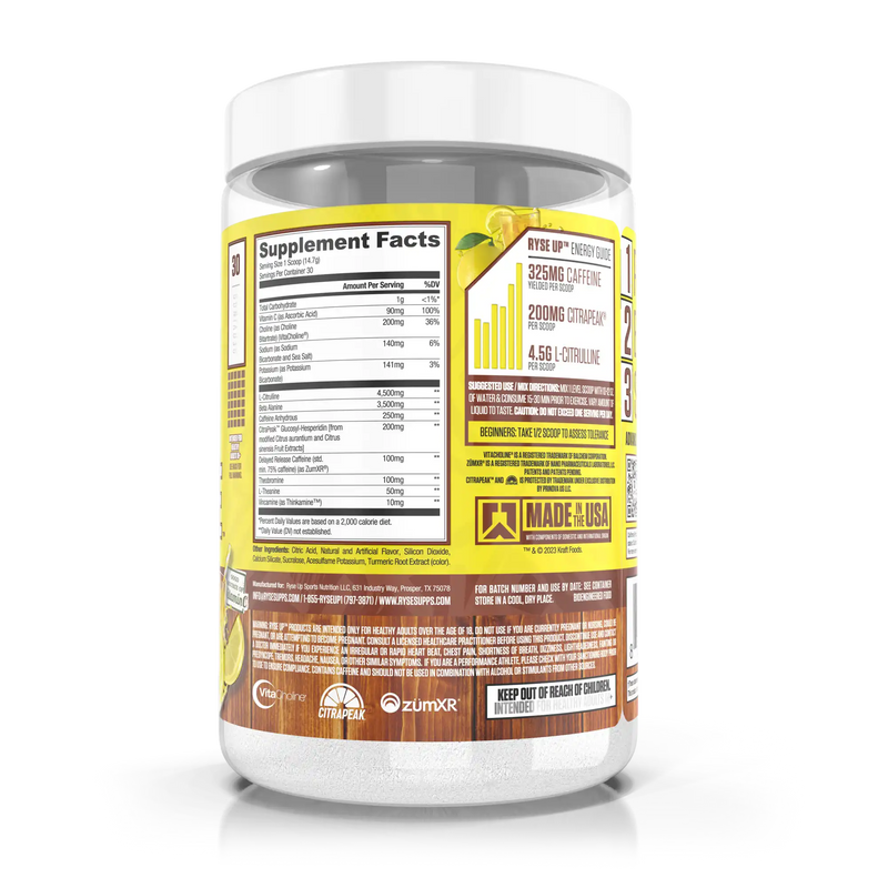 Ryse Loaded Pre // Lemonade – Jersey shore supplements