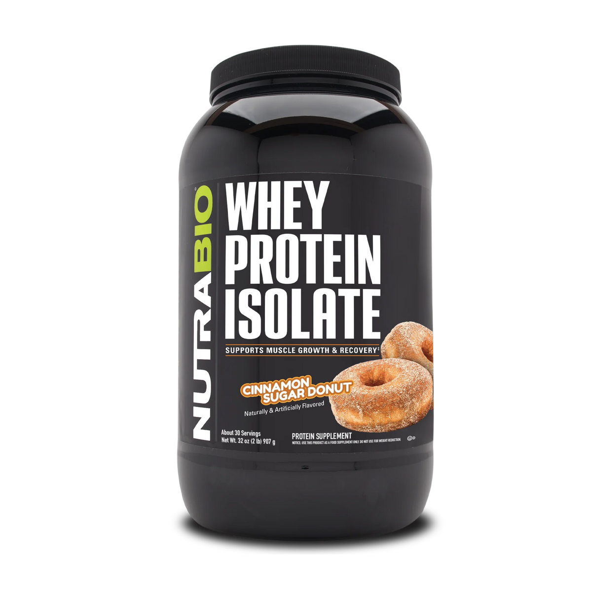Whey Protein Isolate 2lb // Cinnamon Sugar Donut – Jersey shore supplements