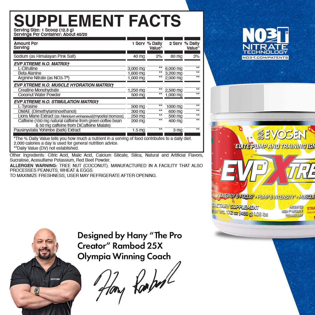 EVP Xtreme N.O. // Strawberry Lemonade – Jersey shore supplements