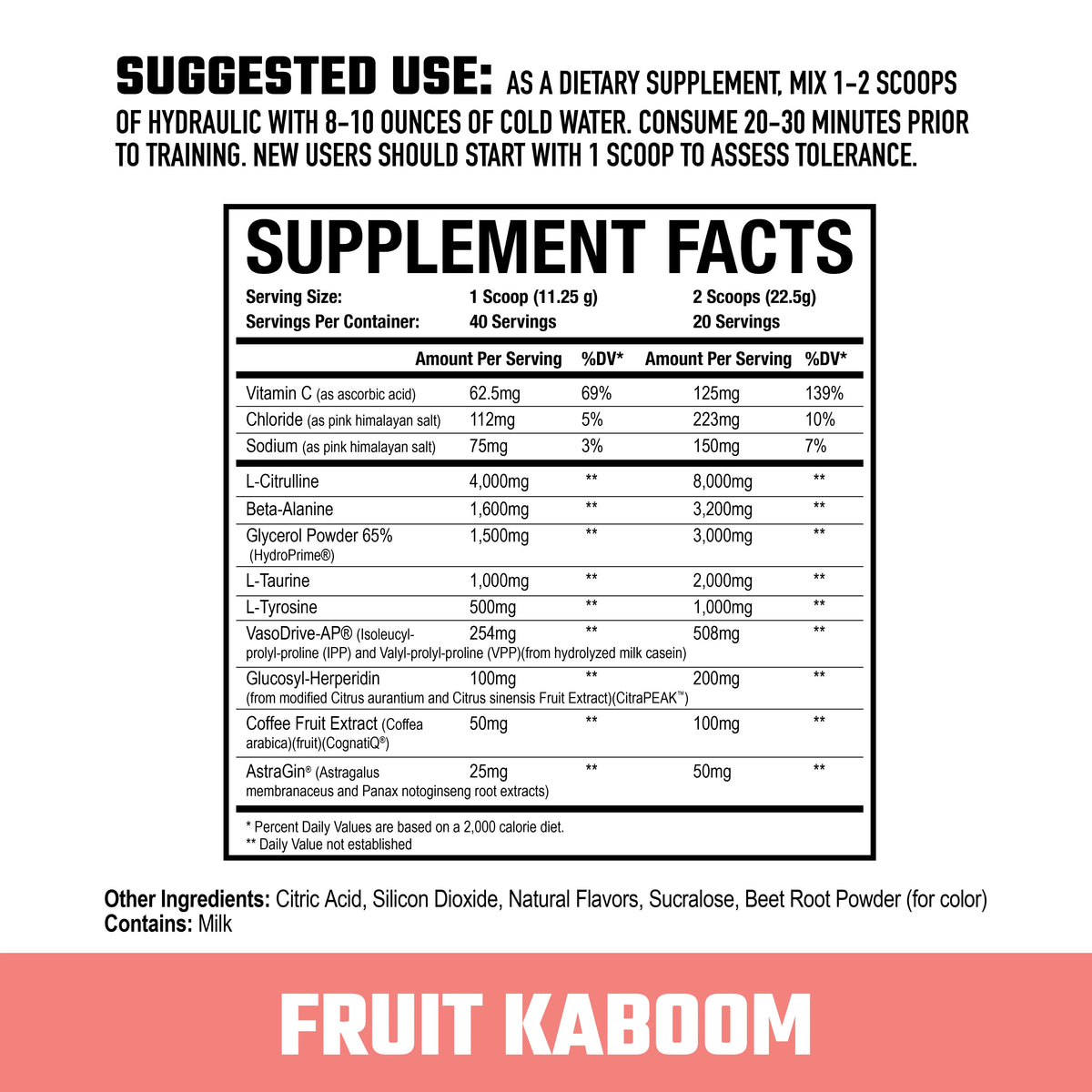 Hydraulic v2 // Fruit Kaboom – Jersey shore supplements